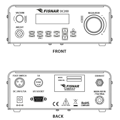 DC200 Digital 3-Way Valve Dispensing Controller - Fisnar